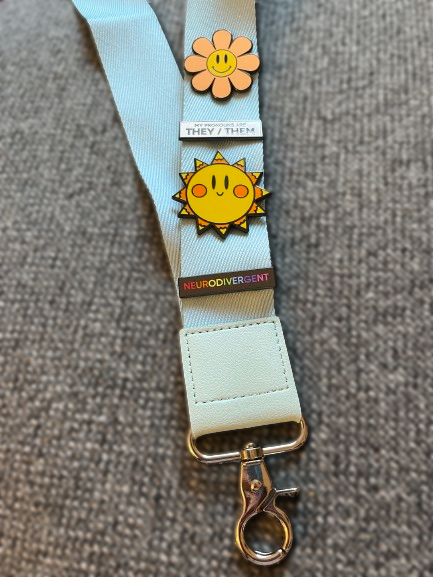 Extra Wide Pin Collector Lanyard – Retrophiliac