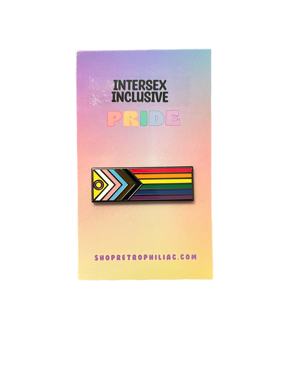 LGBTQIA2+ PRIDE ENAMEL PIN – Retrophiliac